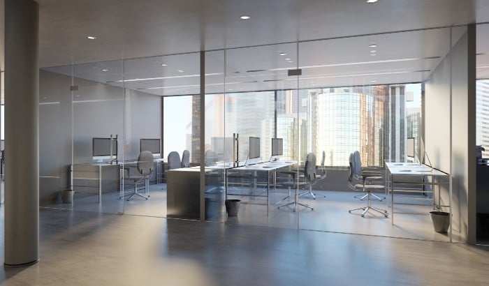 see-through office | Murray Glass
